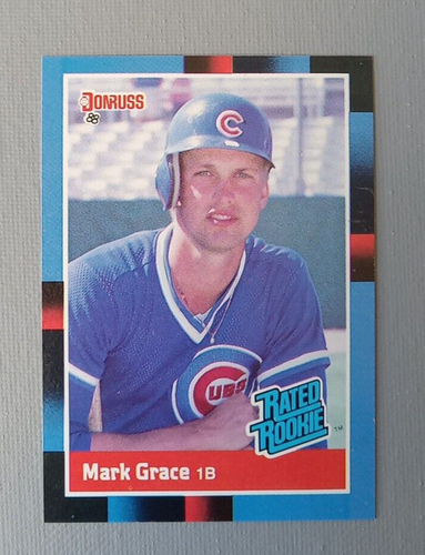1988 Donruss #40 Mark Grace Rookie RC Chicago Cubs (2B) | eBay