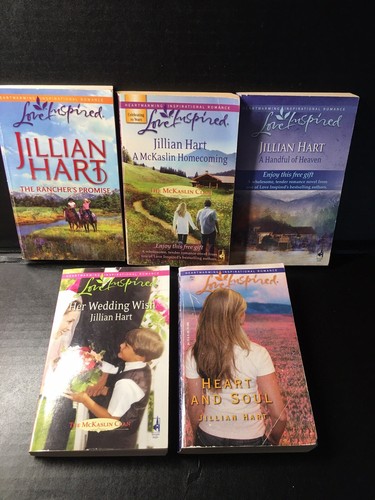 Love Inspired Lot Of 5 Books - Inspirational Romance - Author Jillian ...