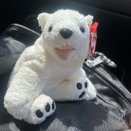 TY - Beanie Babies - AURORA Polar Bear - DOB 2-3-2000 - Tag Attached | eBay