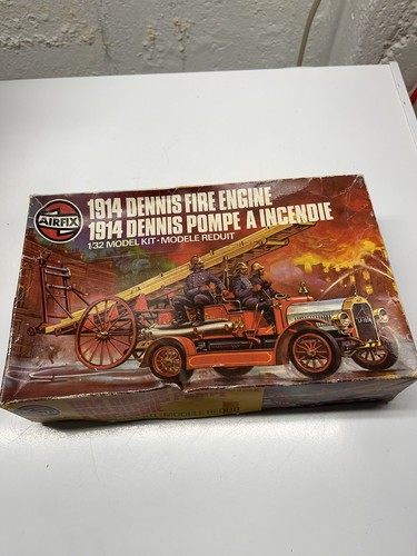AIRFIX MODEL KIT (06442-8) 1/32 SCALE 1914 DENNIS FIRE ENGINE | eBay