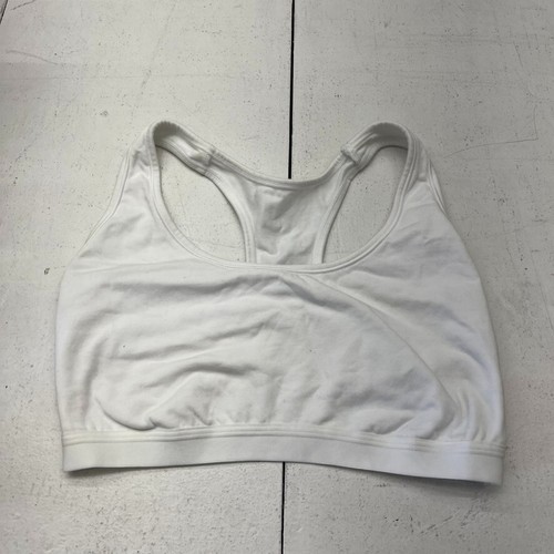 Amazon Essentials White Racerback Sports Bra Women's Size Large NEW | eBay