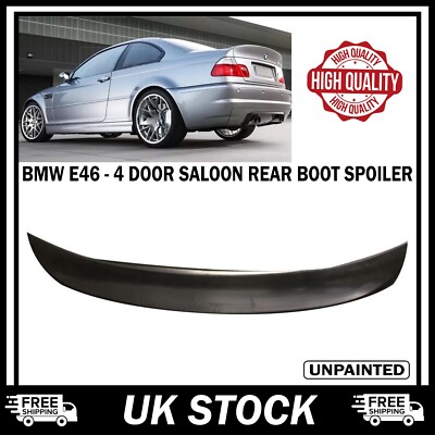 FOR BMW E46 'M3 CSL LOOK' - 4 DOOR SALOON REAR BOOT SPOILER TRUNK ...