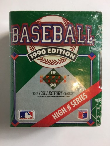 1990 Upper Deck Baseball High Number Series Factory Sealed Box 701-800 ...