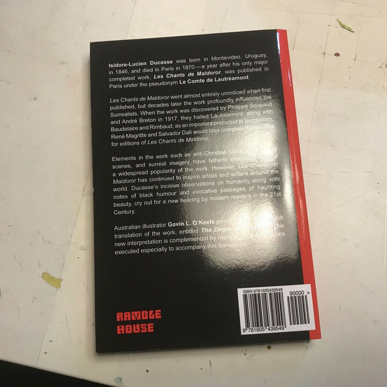 The Dirges of Maldoror Illustrated Les Chants de gavin l o'keefe ...