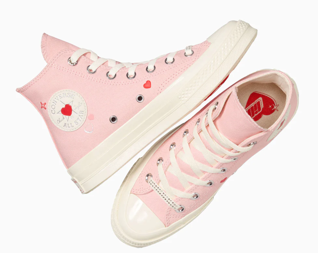 NEW Women CONVERSE Chuck 70 Y2K Heart Valentine's Day Love Shoes ...