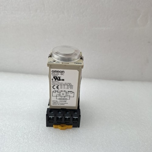 Omron H3JA-8C Timer 0-10 Sec 5A 250 VAC With Base Unit | eBay UK