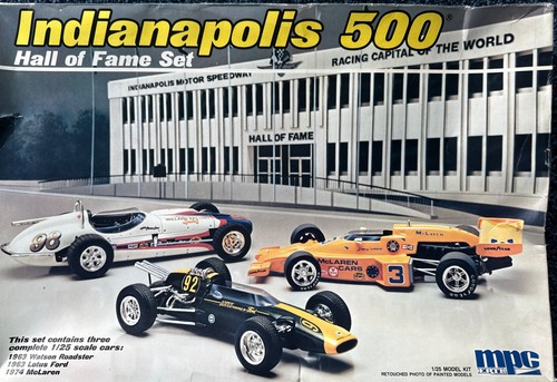 MPC INDIANAPOLIS 500 HALL OF FAME SET MODEL CAR KIT NEW - Open Box | eBay