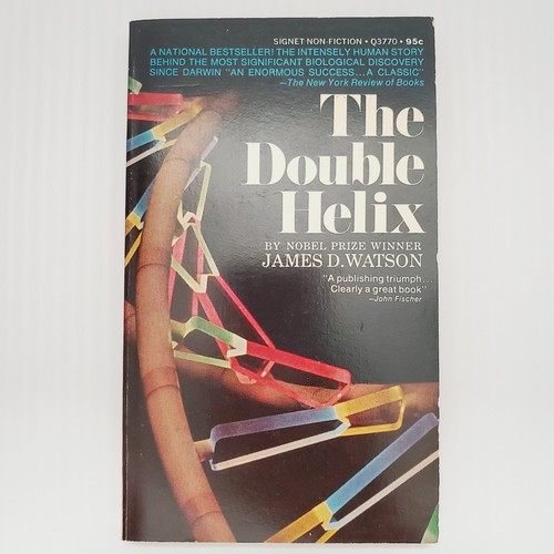 Double Helix by James D. Watson Vintage Paperback Book | eBay