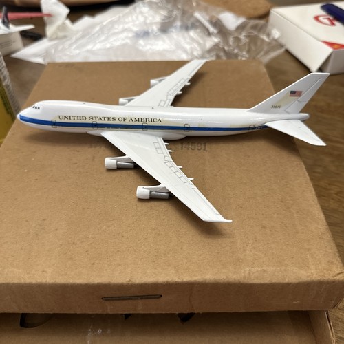 Aero mini Aeromini 1/290 Boeing 747 USAF E-4A Rare Diecast Metal 1975 ...