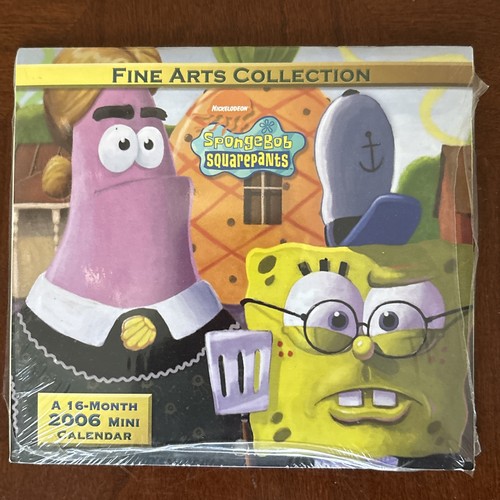 spongebob squarepants Fine Arts Collection Vtg 2006 Sealed New Mini ...