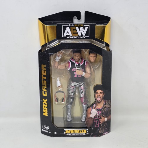AEW Max Caster All Elite Wrestling #129 Unrivaled Collection Jazwares ...