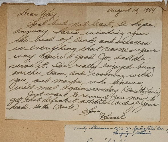 AAGPBL Original Vintage 1944 Album Page Blumetta, Kissel, Stevenson ...