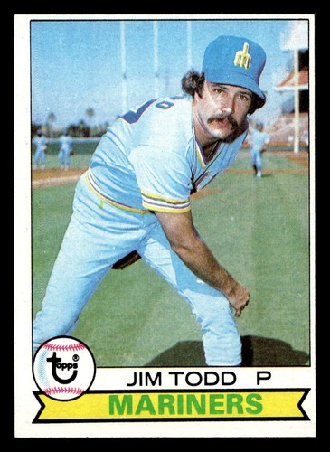 1979 Topps #103 Jim Todd Near Mint Mariners | eBay