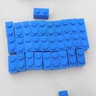 Lot of 246 Mixed Lot Blue Classic Lego Bricks Various Sizes ALL LEGO ...