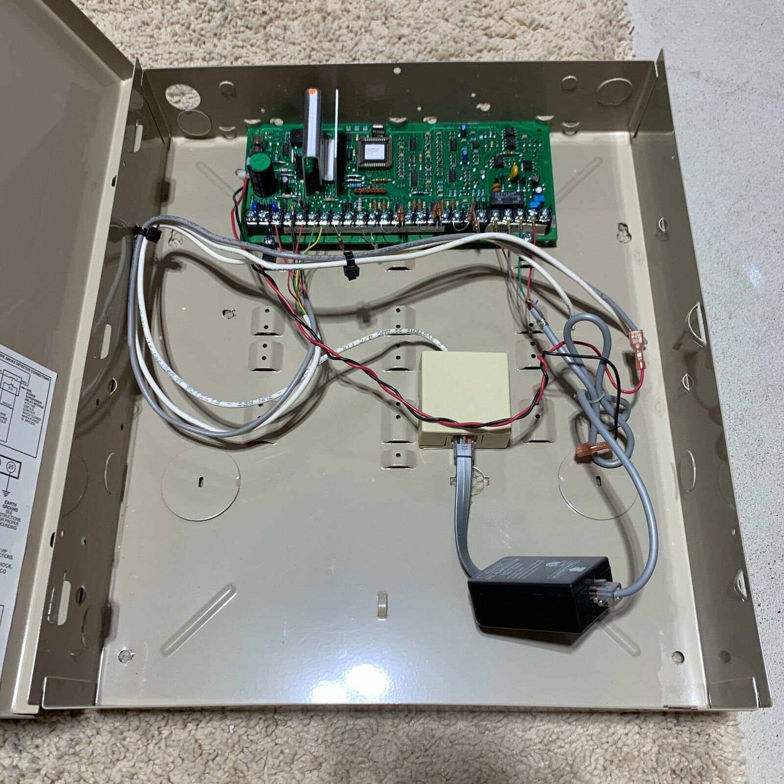 Ademco VISTA 20P/PS Security Alarm Panel and Enclosure WA20PS-1.6 | eBay