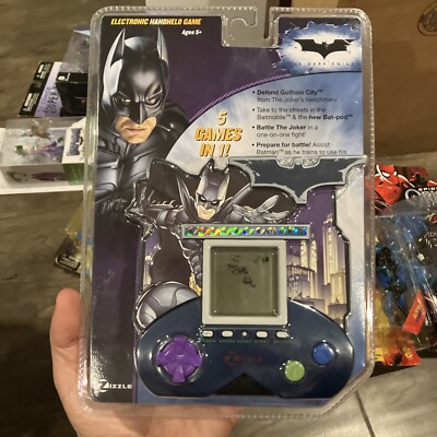 NEW Batman The Dark Knight Electronic Handheld Game by Zizzle 5 games ...