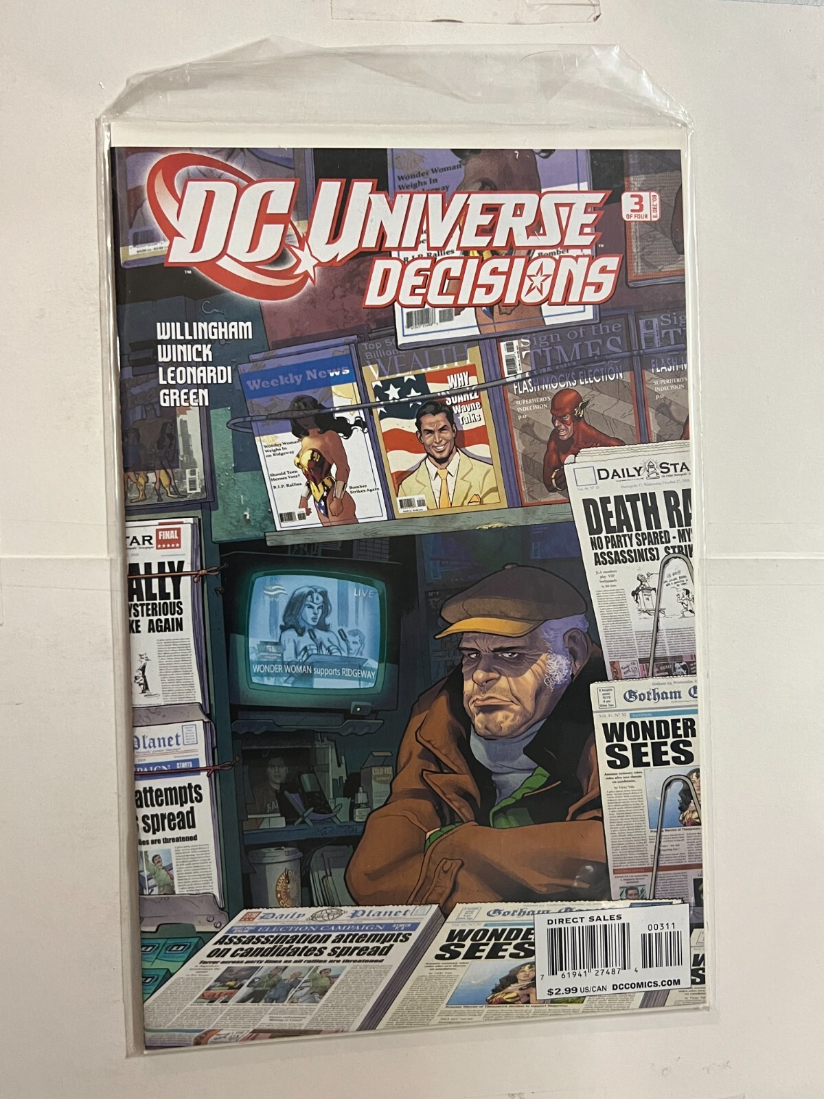 DC Universe DECISIONS #3 Vote Election Mini Series DC Comics 2008 ...