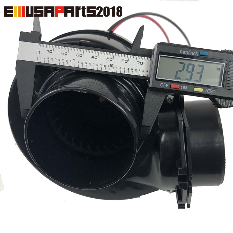 Universal 3in Electric Turbocharger Air Intake Generator Turbo Car ...