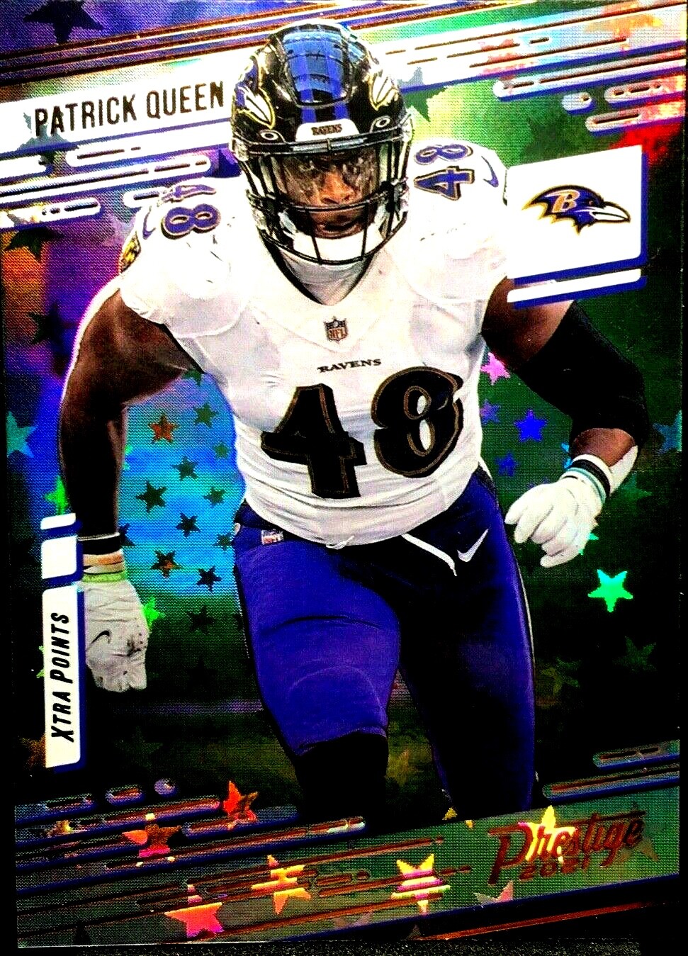 2021 PANINI PRESTIGE #24 PATRICK QUEEN RAVENS SP ASTRAL STAR PARALLEL ...