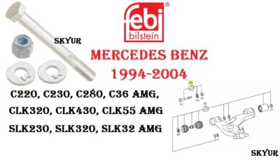Mercedes C230 C280 CLK320 CLK430 SLK230 SLK230 Febi Front Camber ...