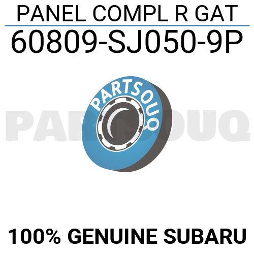 60809SJ0509P Genuine Subaru PANEL COMPL R GAT 60809-SJ050-9P | eBay