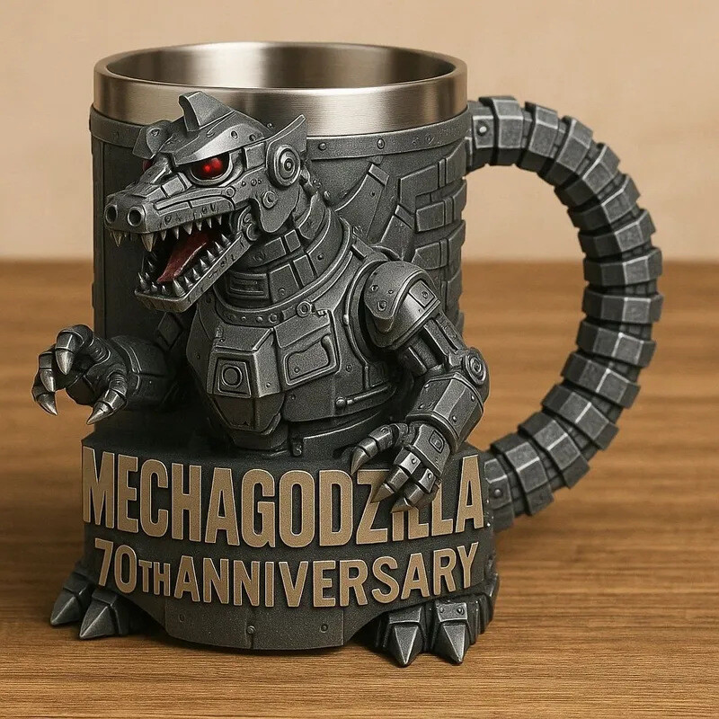 new cup Godzilla 70th Anniversary 3Dmug Godzilla Anniversary Resin Mug ...