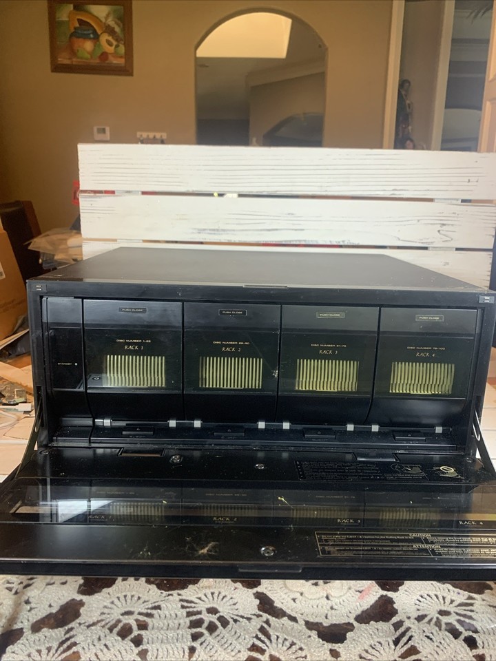 Optimus Compact Disc 100 CD Player Auto Changer Professional Series CD ...