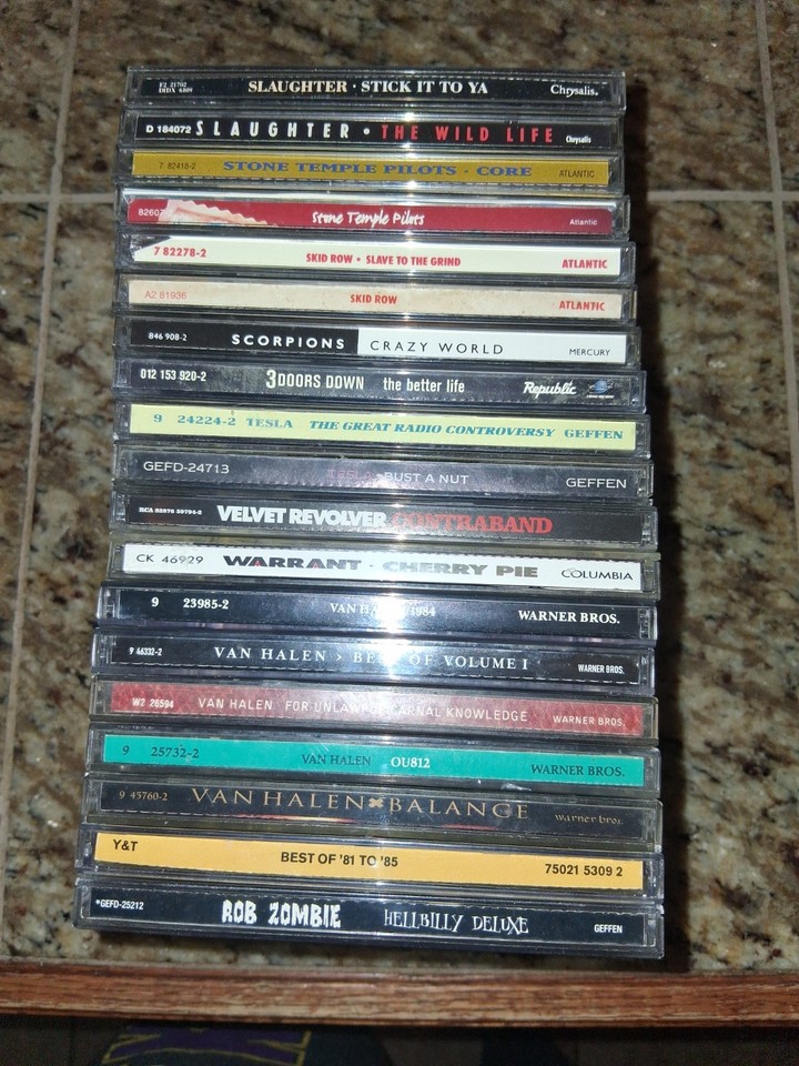 Hair metal,Rock Music CD Collection 88 Rock, Classic Rock, Alternative ...
