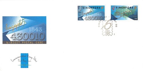 G031 Singapore 1995 6 digit postal code FDC | eBay