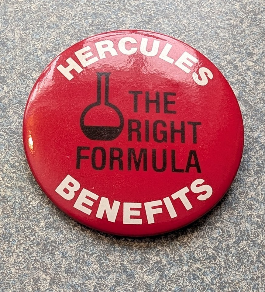 Lot of Items: HERCULES POWDER COMPANY Button Pin Golf Ball Product ...