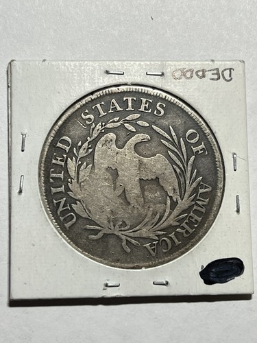 1797 Draped Bust Silver Dollar Large Letters 9x7 Stars VG Details Tough ...