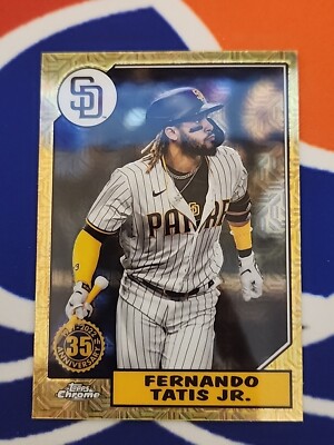 2022 Topps Series 1 FERNANDO TATIS JR Gold Mojo San Diego Padres #T87C ...