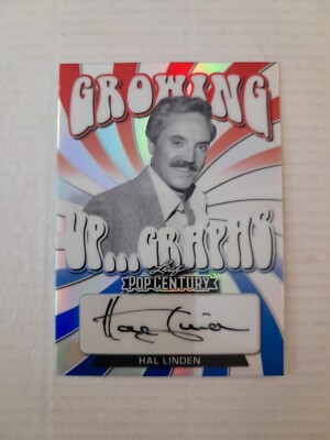 Hal Linden /10 Red White + Blue GUG Autograph Card 2022 Leaf Pop ...