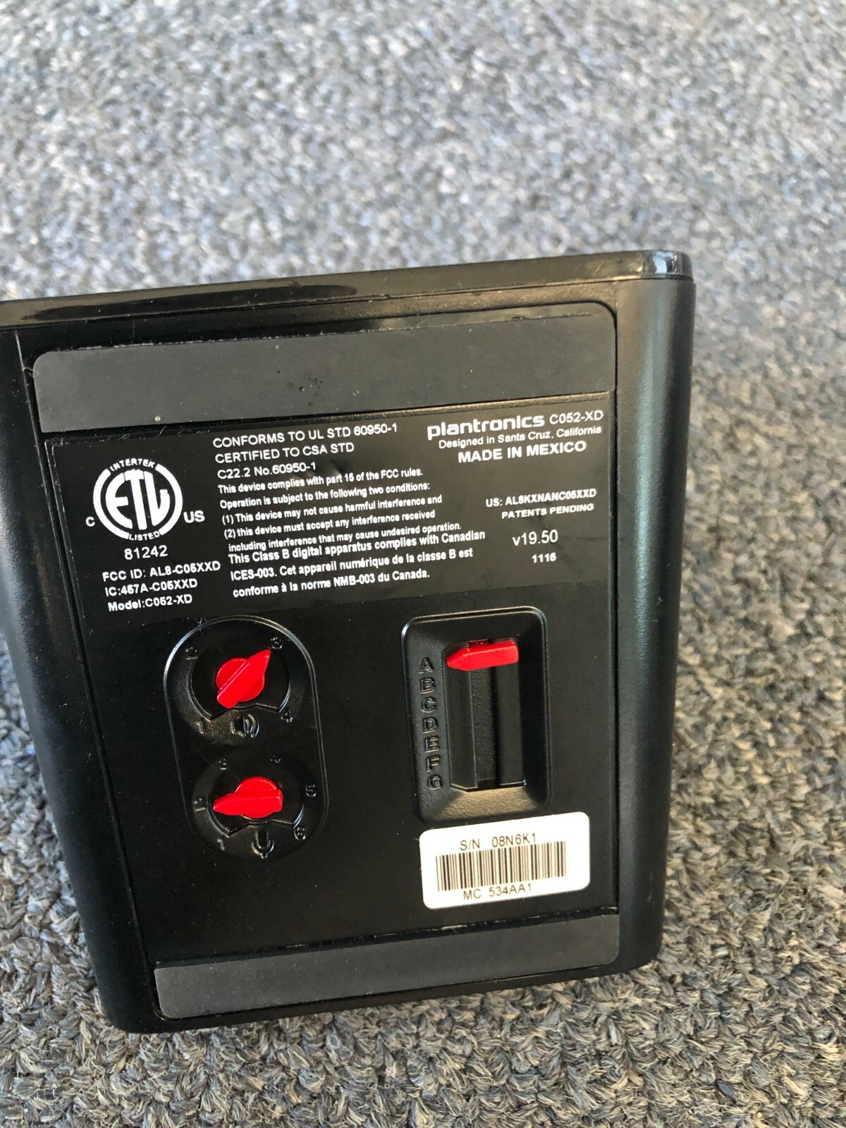 Lot of Plantronics C052, C054, C052-dx,W02 Charging Base | eBay