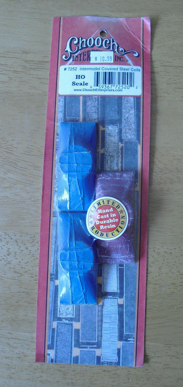 HO Scale Chooch Enterprises Intermodel Covered Steel Coils Load 7252 ...