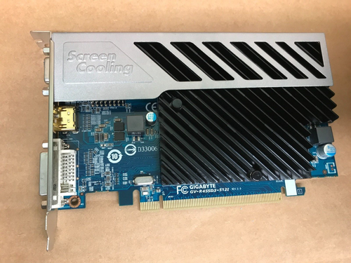 GIGABYTE ATI Radeon HD 4550 DDR3 64-bit Graphics Video Card GV-R455D3 ...