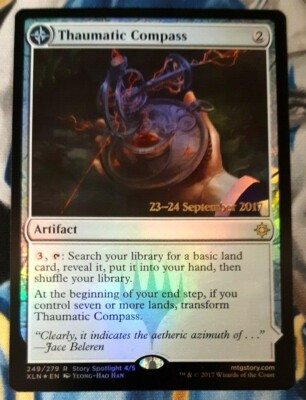 Thaumatic Compass Foil Prerelease MTG Ixalan Rare Artifact Near-Mint x1 ...