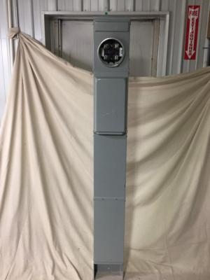 Midwest M075GP6 Metered Power Outlet Pedestal 100 Amp 120/240V 1P ...