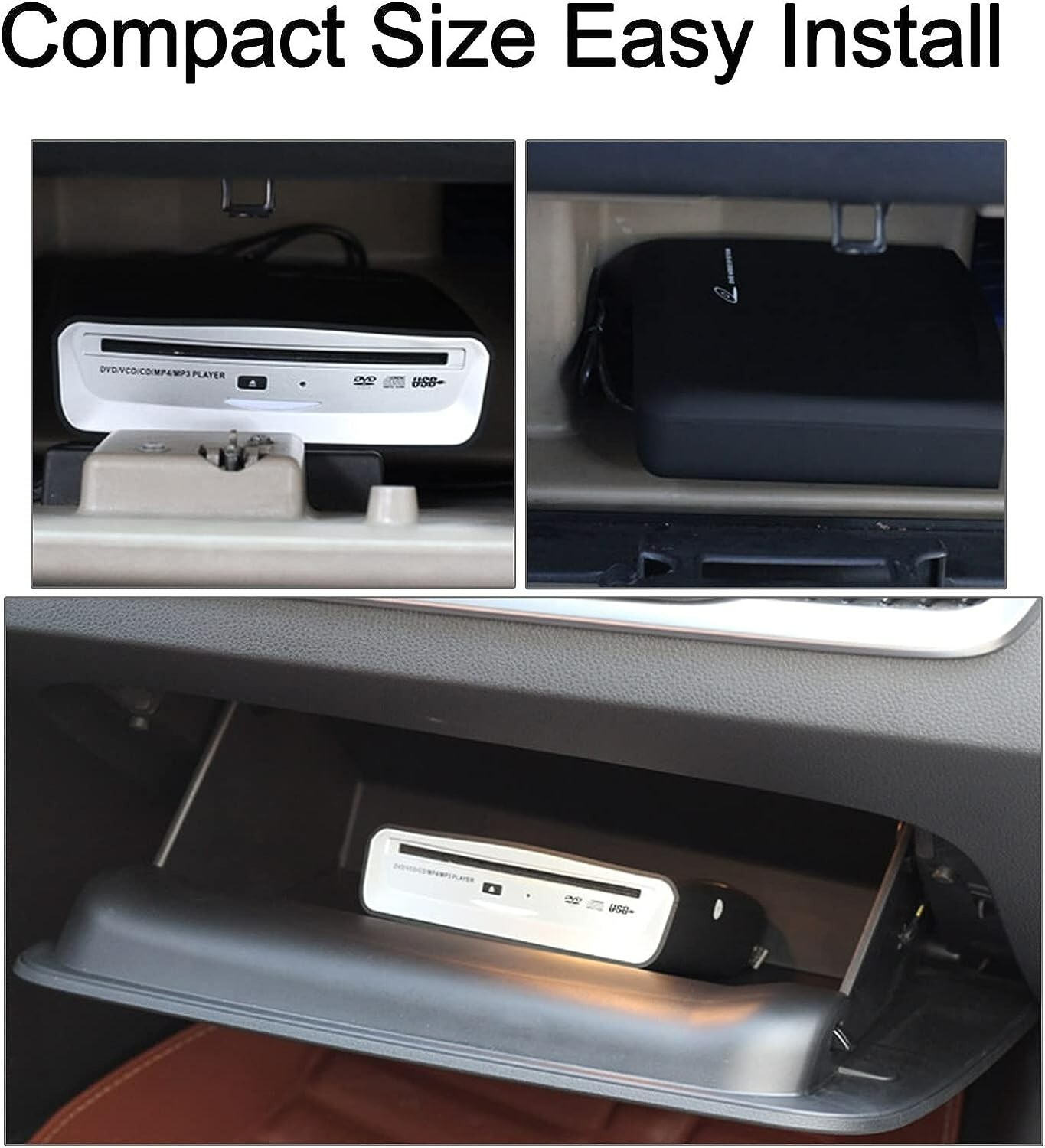 USB External Car Universal CD Player USB Connection Portable CD Player ...