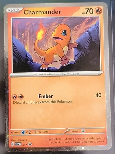 Charmander 047 English 151 Holo Black Star Promo Pokemon Card | eBay