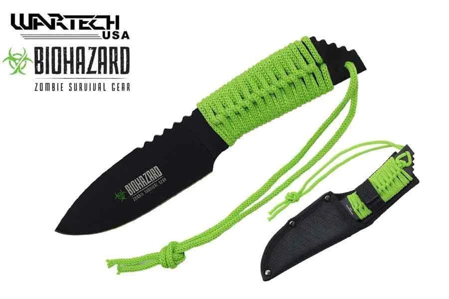 Biohazard Zombie Survival Gear Knife