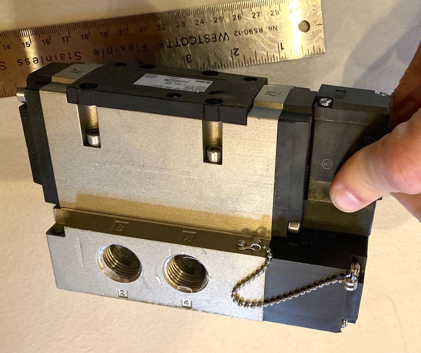 SMC Pneumatic Air VFS4100-5F-04-X65 Pilot Operated Solenoid Valve for ...