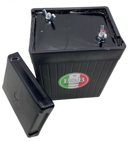 Battery BA90.120 Black 6 Volt Type 3R3 A gel BSA A10 650 Cc/A7 500 Cc ...