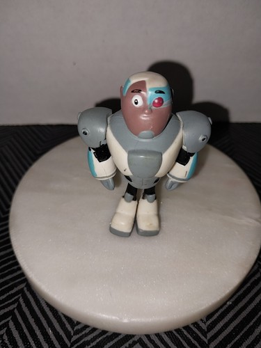Teen Titans Go! Cyborg PVC Mini Figure 2" Toy Cake topper Loose | eBay