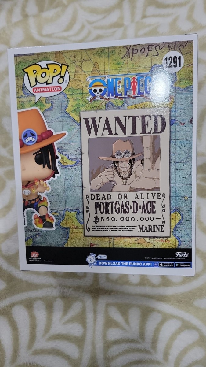 One Piece Wanted Poster Ace
