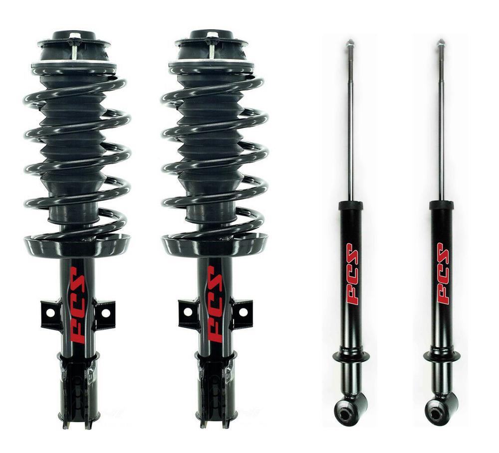 FCS Front & Rear Suspension Struts & Front Coil Springs Kit for Saab 9 ...