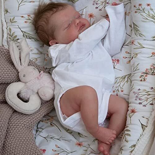 20“ Realistic Reborn Baby Doll Cloth Body Lifelife Newborn Baby Dolls ...