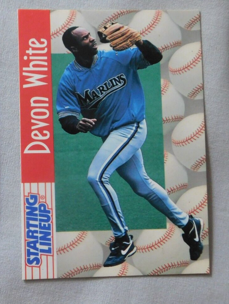 1997 Starting Lineup Devon White Florida Marlins Baseball Card nm-mt | eBay