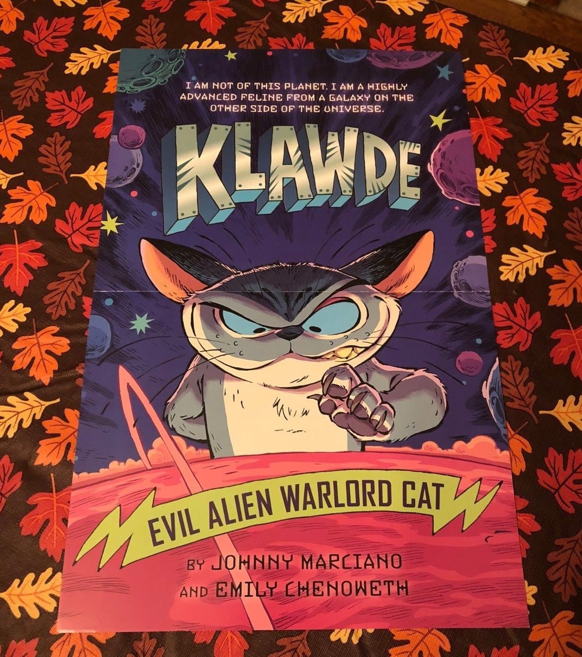 Klawde Evil Alien Warlord Cat Poster NYCC Comic Con Exclusive Johnny ...