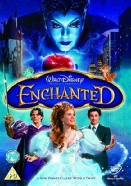 Enchanted DVD 2007 Walt Disney Princess Movie Classic Amy Adams for ...
